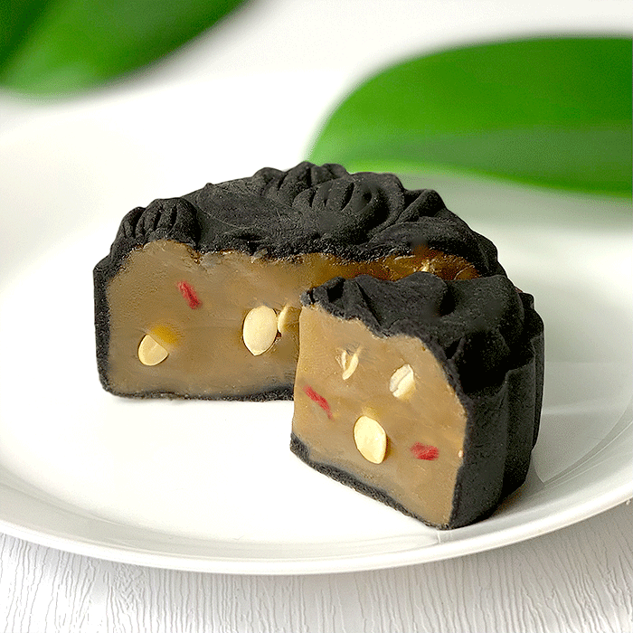 Momoyama Charcoal Oolong with Goji Berry Mooncake 竹炭枸杞乌龙茶月饼 ...